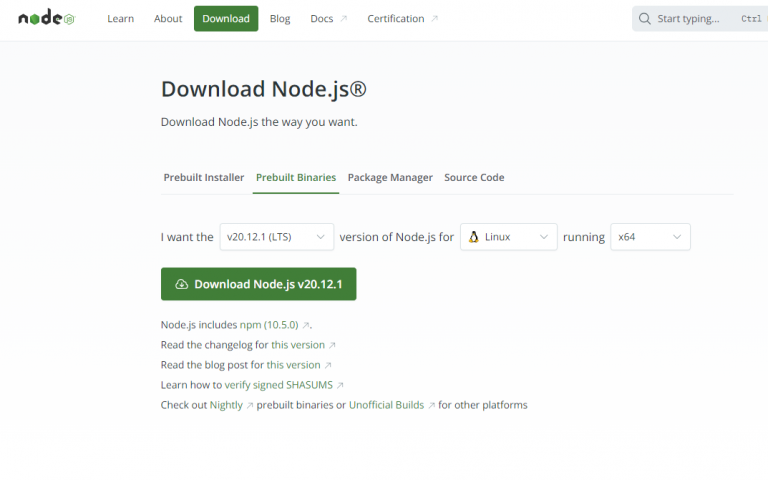 node, npm のインストール at softelメモ